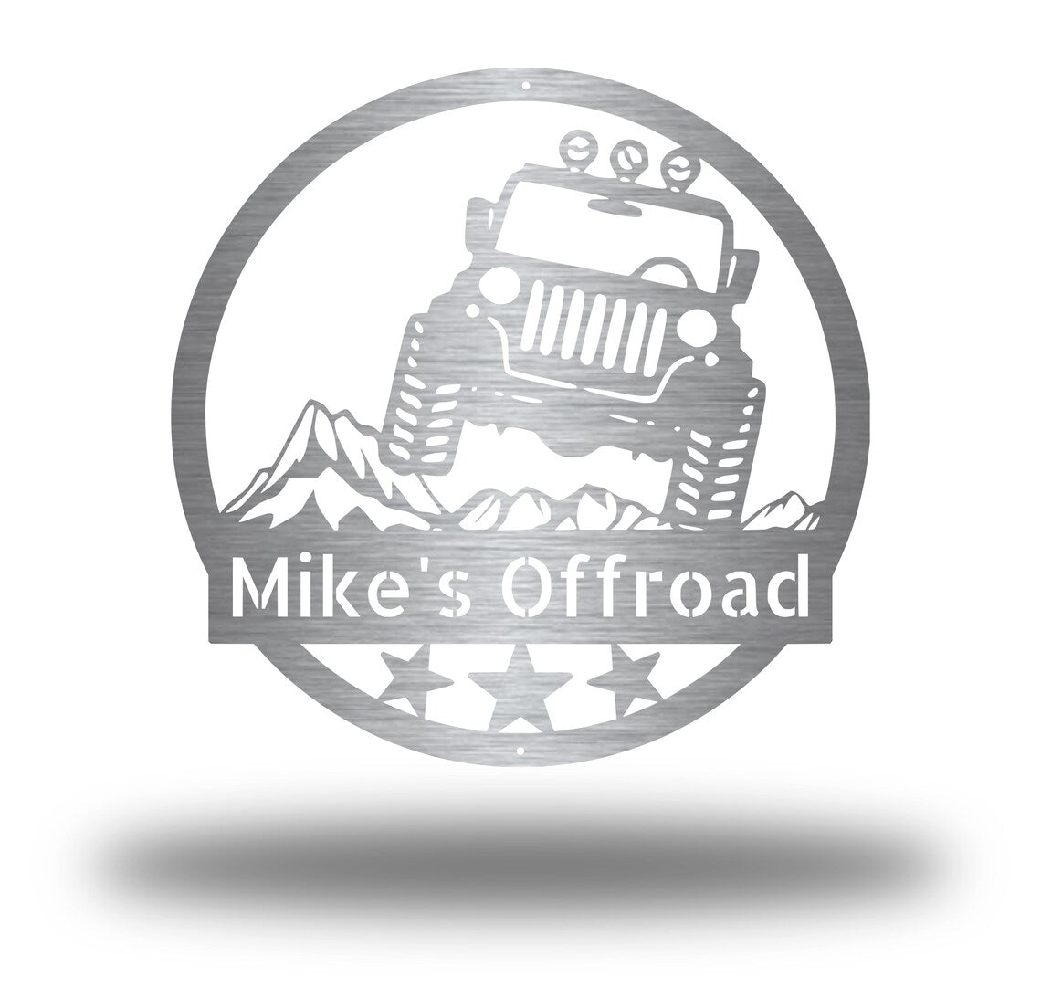 Custom Off Road Sign – Raw Metal Designs